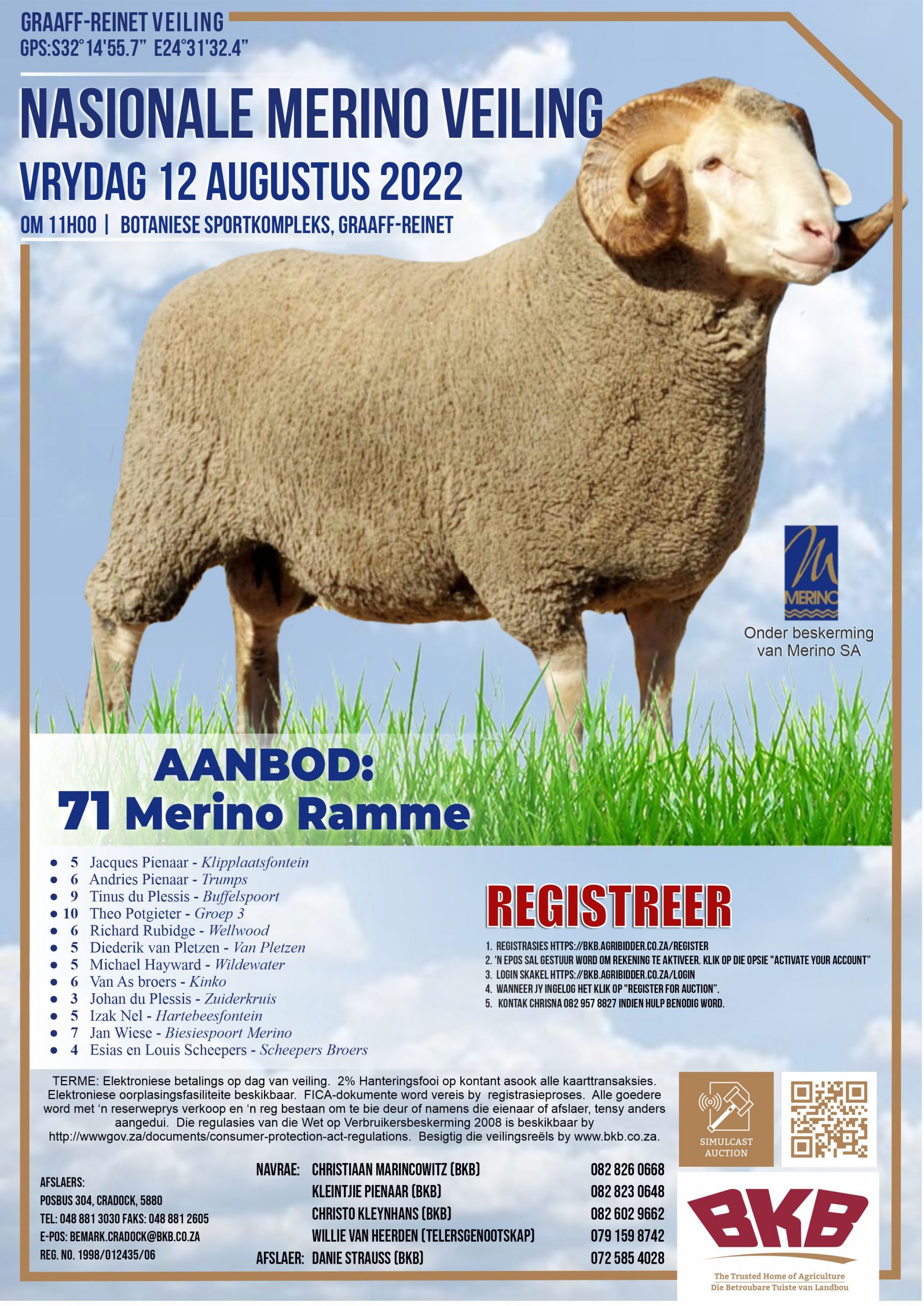 NATIONAL MERINO SIMULCAST SALE - BKB Events