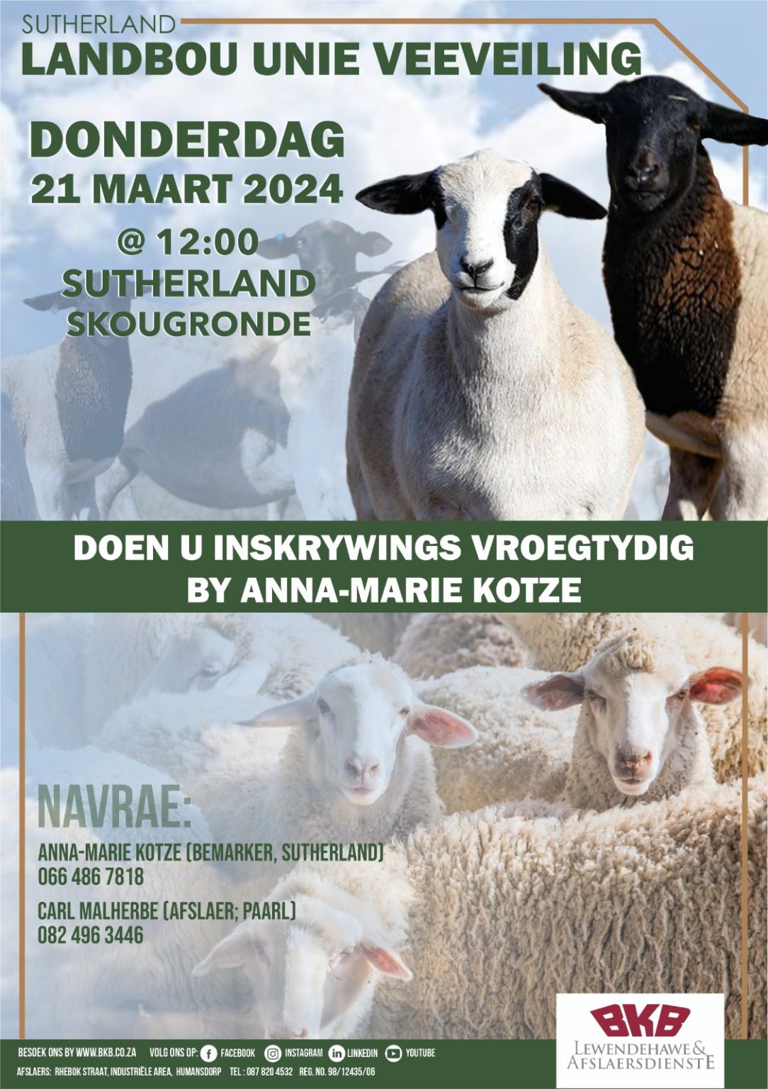 LANDBOU UNIE VEEVEILING - BKB Events